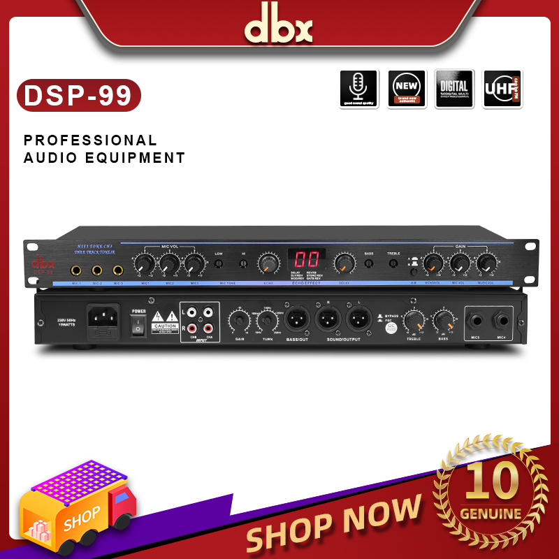 DBX DSP-99 เอฟเฟกต์เสียงพรีสเตจระดับมืออาชีพ เอฟเฟกต์เสียงก้องกังวานคา ...