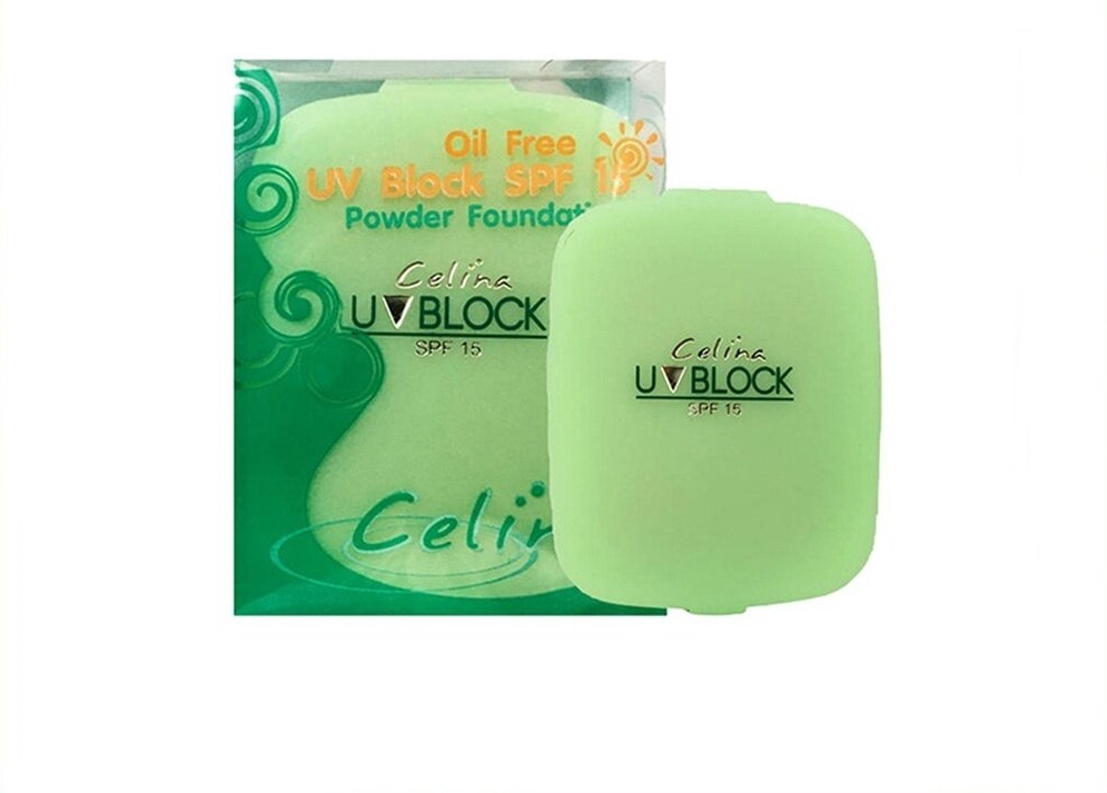 Celina UV Block SPF15 Powder แป้งเซลีน่า ยูวีบล็อก เบอร์ 02 (ตลับรีฟิล ...