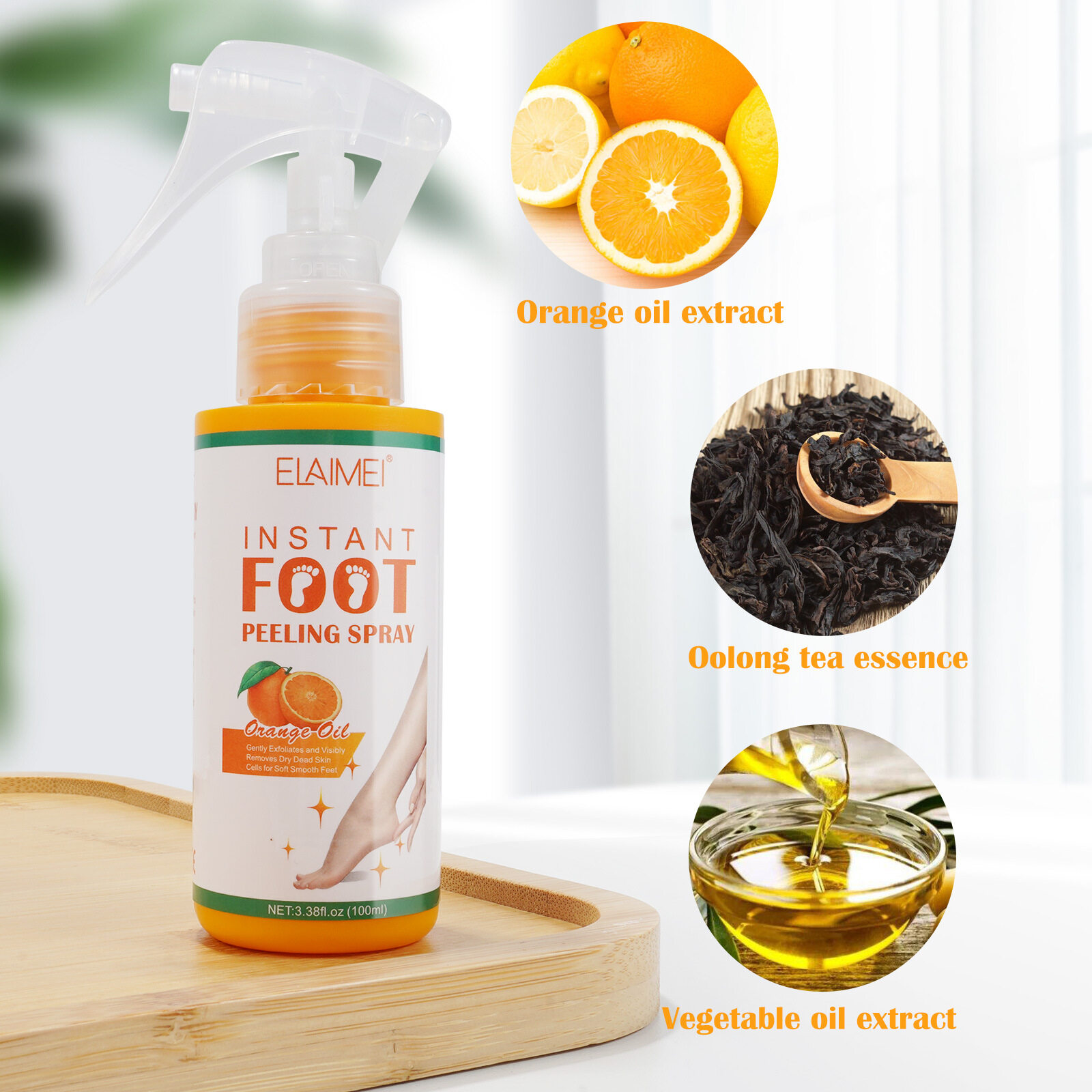 Foot Exfoliating Spray Foot Care Spray To Remove Dead Skin On Feet ...