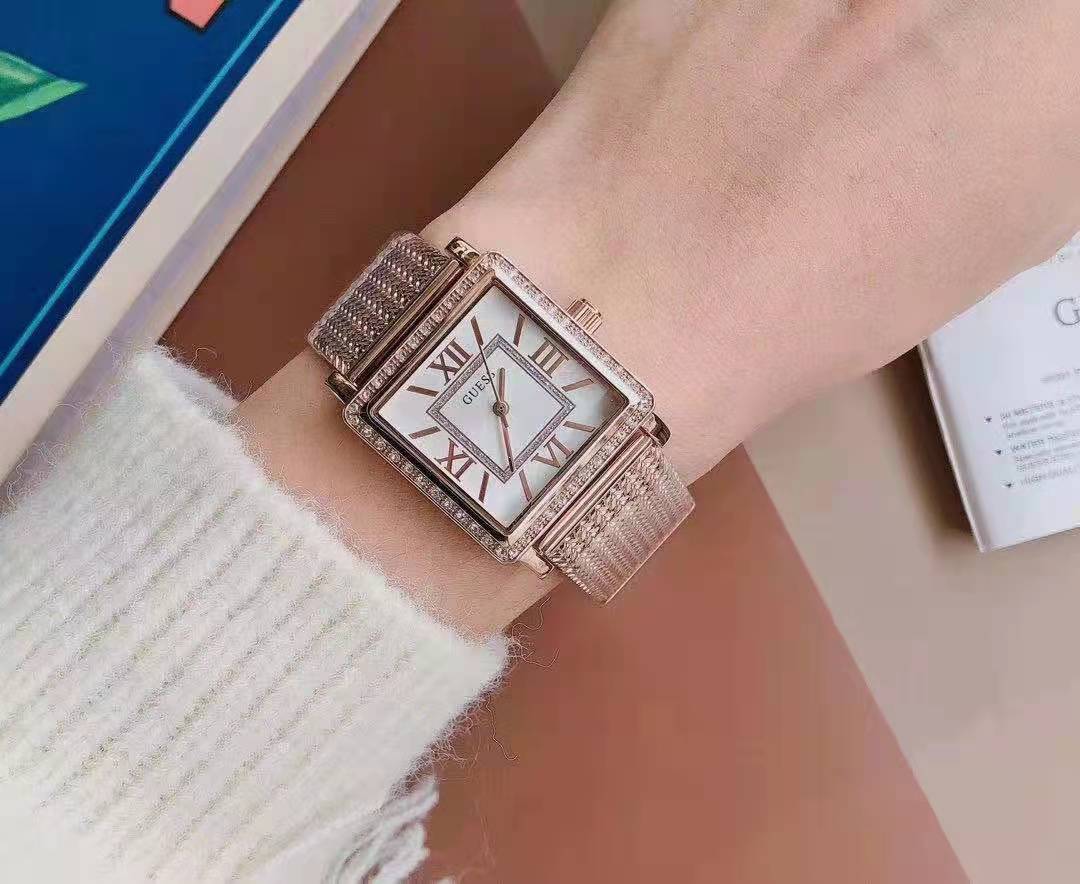 Guess นาฬิกาข้อมือผู้หญิง สายสแตนเลส รุ่น W1117,W1117L,W1117L3 - สีโรส ...