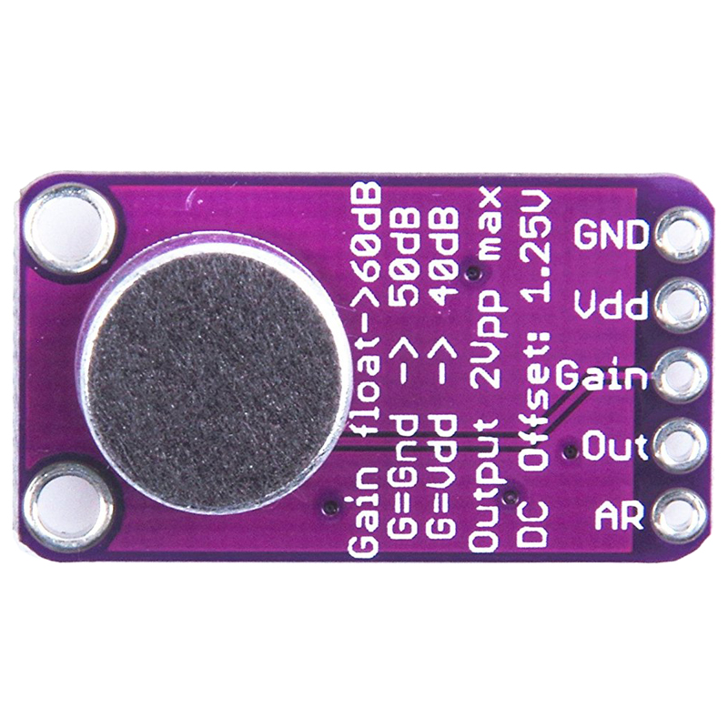 MAX9814 Electret MIC Microphone Amplifier Module Auto - EUGH MALL ...