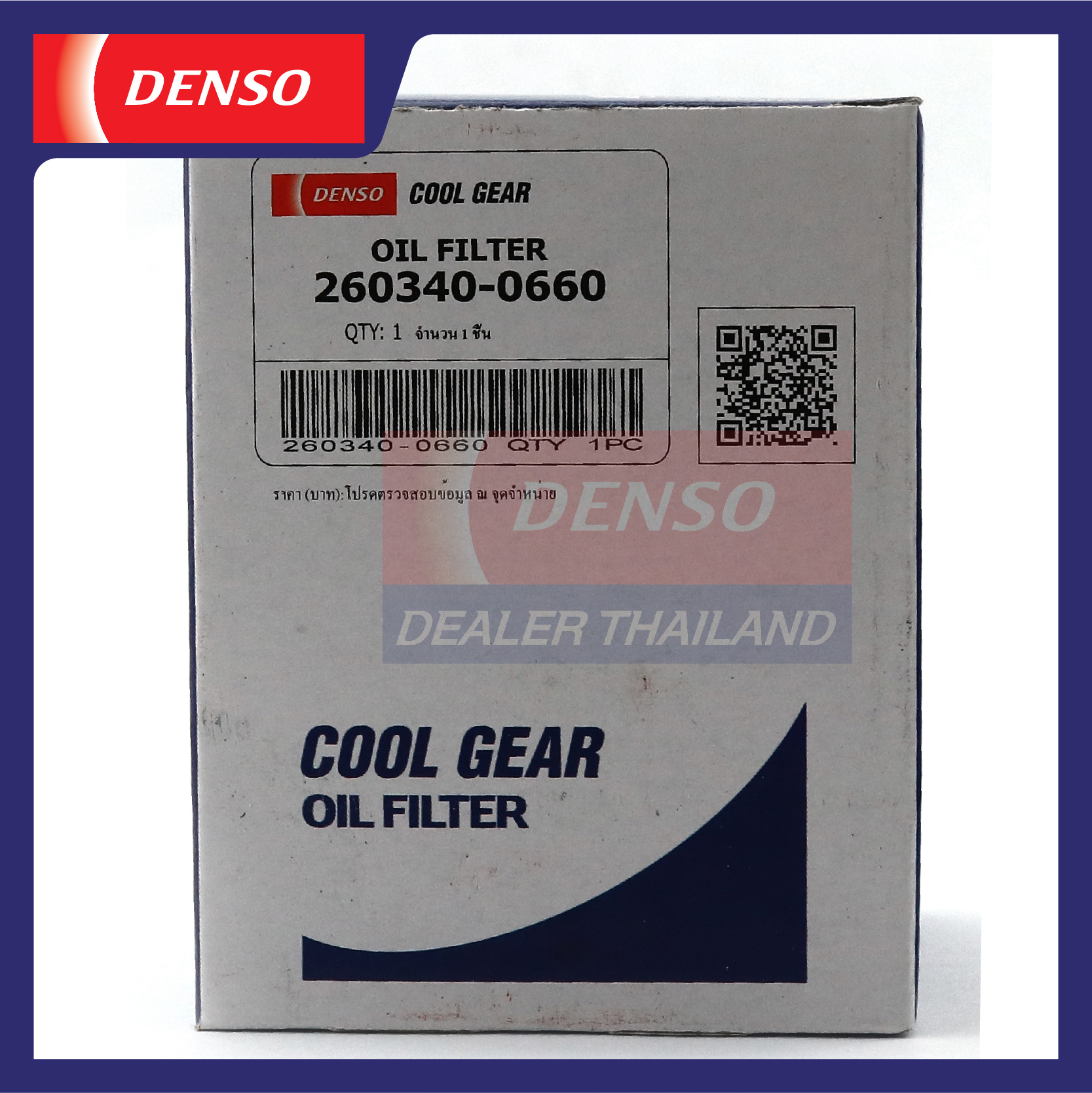 ENGINE OIL FILTER DENSO 260340-0660 กรองน้ำมันเครื่องรถยนต์ MITSUBISHI ...