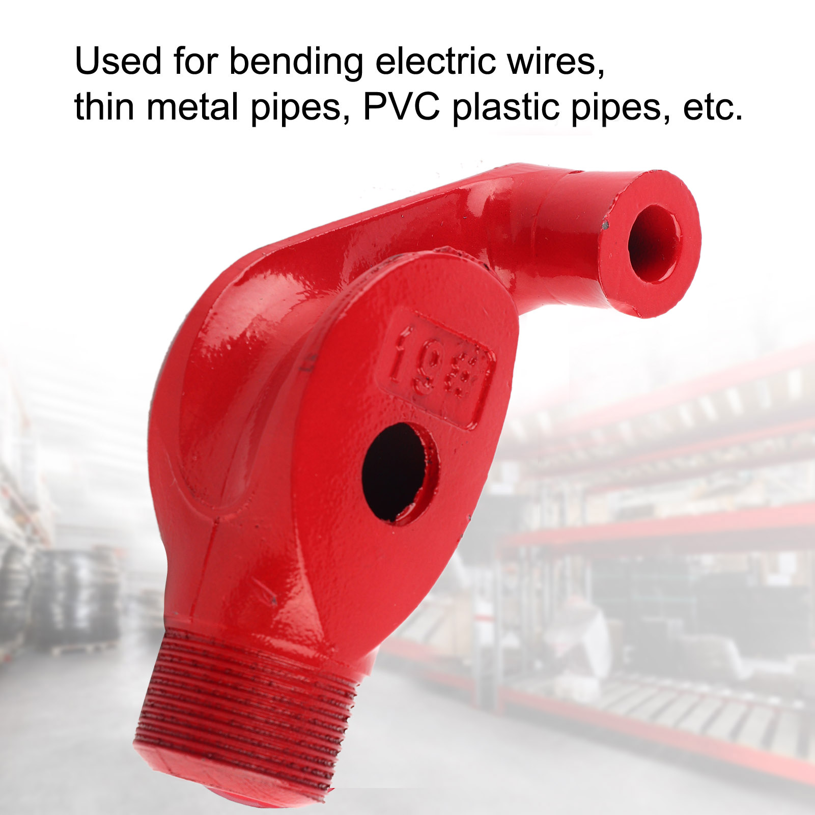 Wire Pipe Bender Manual Cast Iron Tube Former Conduit 90‑180° Angle ...