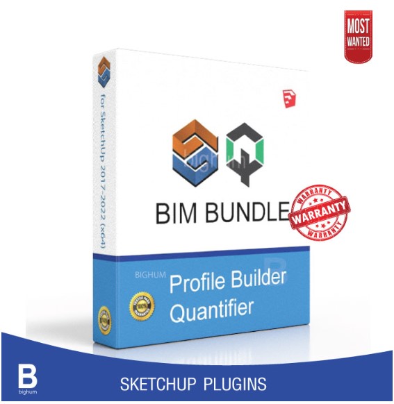 Sketchup BIM for SketchUp Pro 2020 – 2023 ( Profile builder Quantifier ) ( Windows ) ( ทักแชท ...
