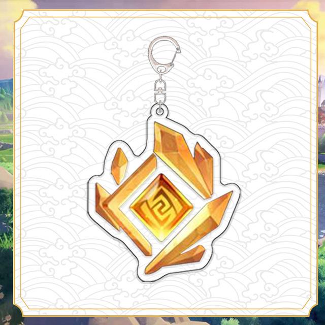 Genshin Impact Raiden Shogun Yae Miko Kokomi Gorou Figure Keychain Key ...