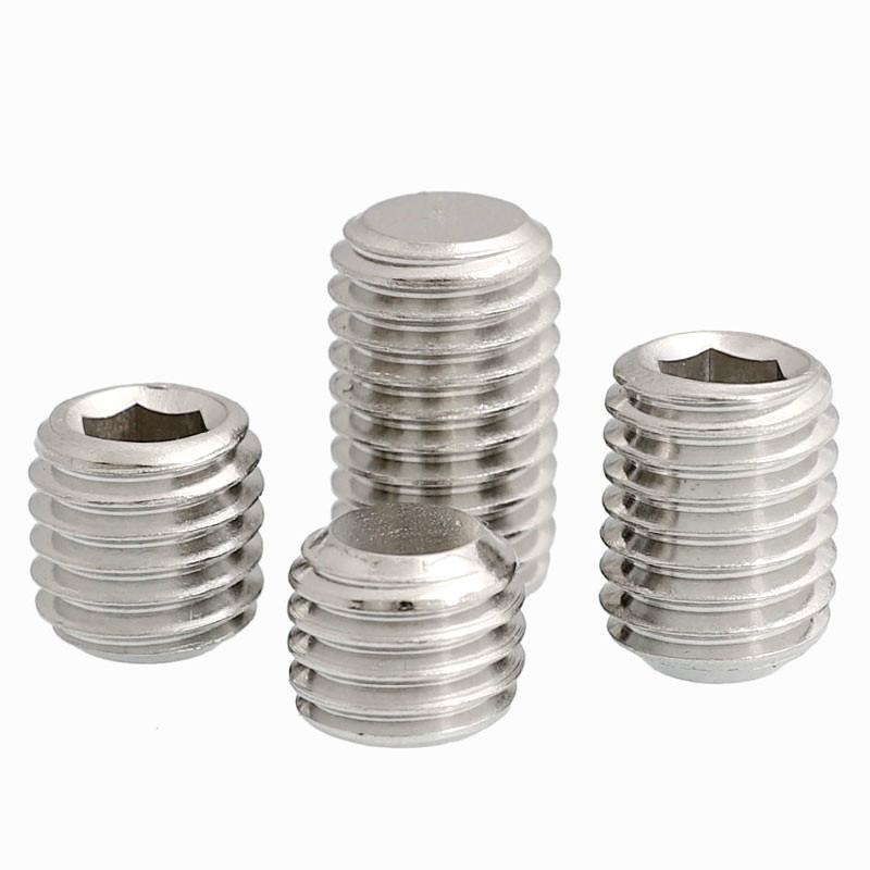 100pc M5 M6 Hexagon Socket Set Screw Flat Point Grub Screw Allen M3 M4 ...