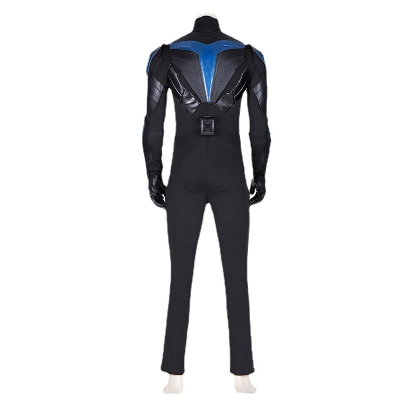 Superhero DC Titan Season One Nightwing cos suit PU leather performance ...