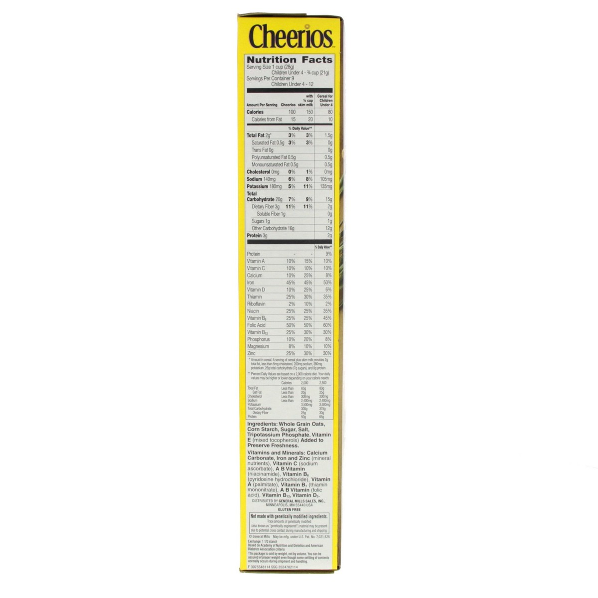 General Mills Cheerios 100 Whole Grain OATS Breakfast Cereal เจเนอรัล ...