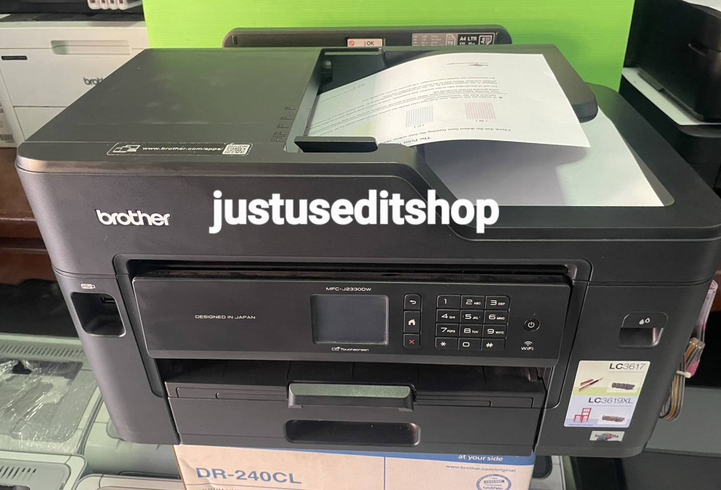 (มือสอง รูปสินค้าจริง)BROTHER MFC-J2330DW 7-in-1 Print / Fax / Copy / Scan / PC Fax / Direct ...