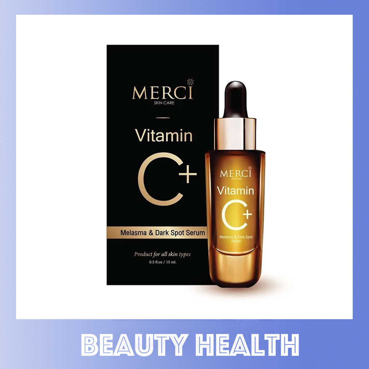 (ขวดดำ) Merci Vitamin C Melasma & Dark Spot Serum วิตซี เมอซี่ (15 ml ...
