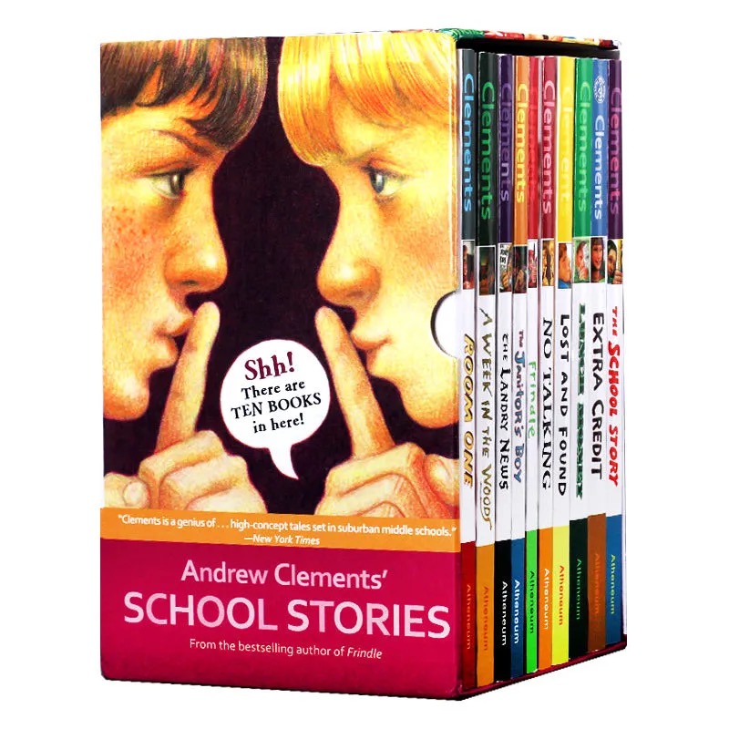Box damagedAndrew Clements School Stories 10 booksEnglish chapter book ...