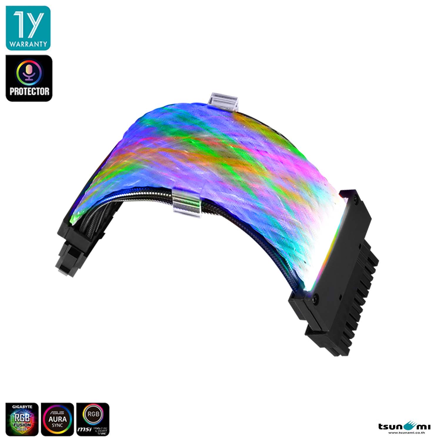 ซีพียูคูลเลอร์ Tsunami Protector 1264W Quad-Pipes (150W) P.W.M. ARGB ...