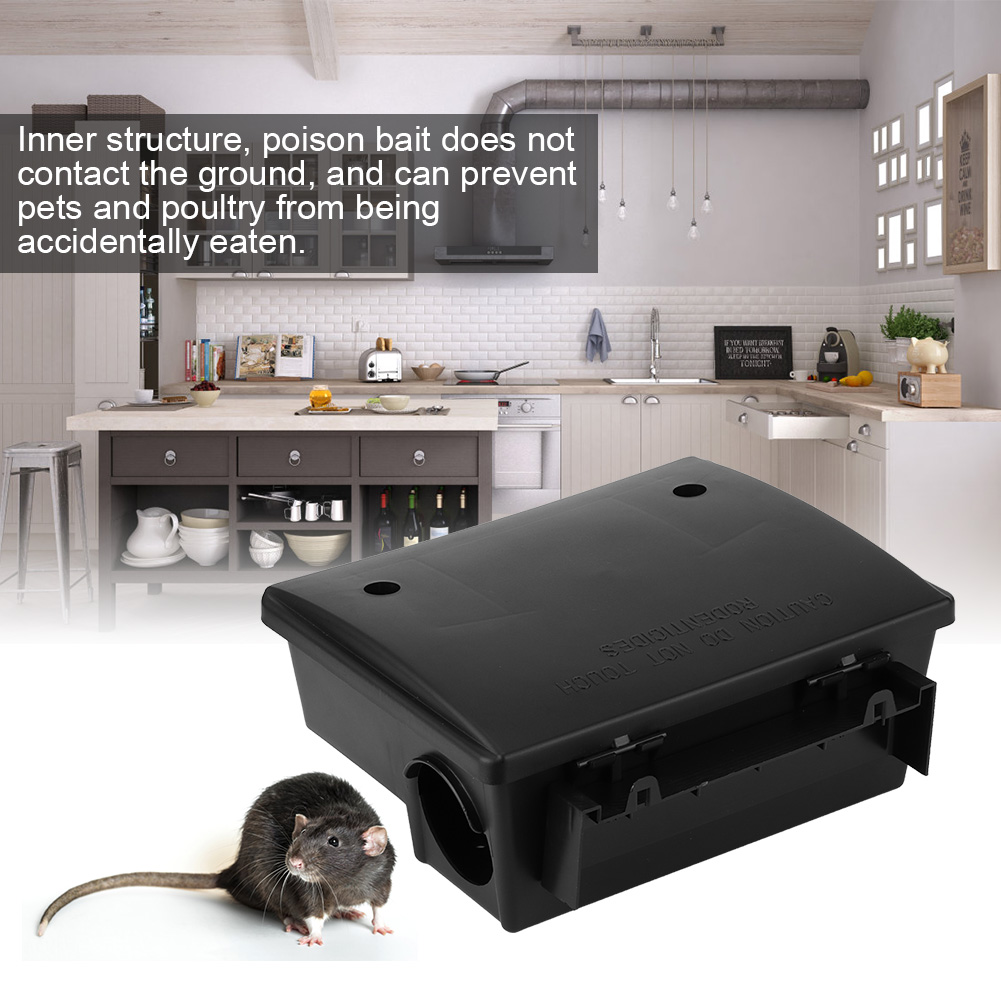 【โปรโมชั่นวันนี้】Rat Trap Box Compact Rat Box Indoor Rat Box Mouse Trap ...