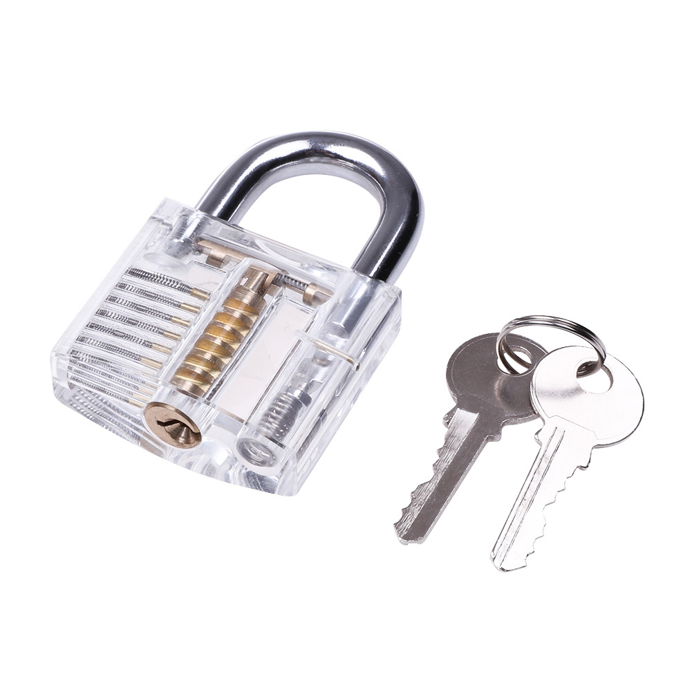 Local Delivery 17pcs Training Practice Lock Pick Padlock Picking ...
