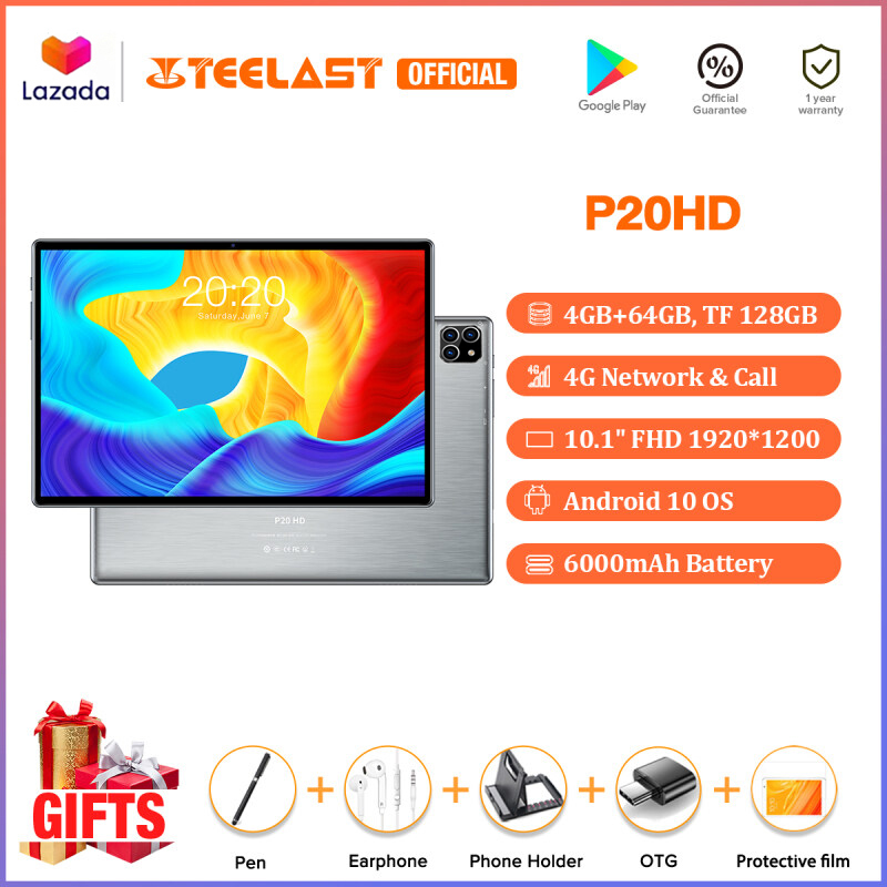รองรับภาษาไทย????Teclsat P20HD tablet 10.1นิ้ว แท็บเล็ต 4GB RAM 64GB ...