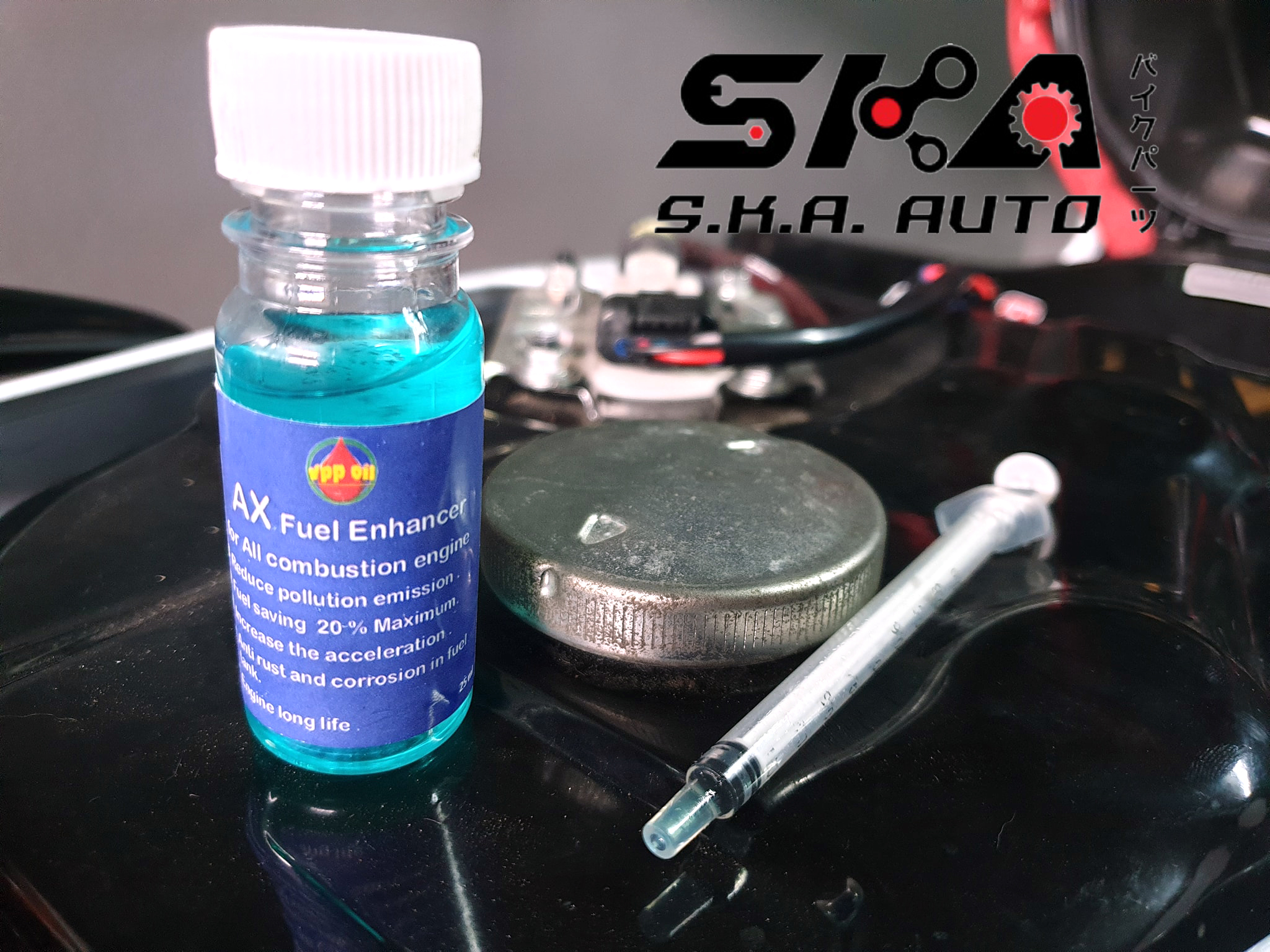 หัวเชื้อสายซิ่ง Fuel Enhancer AX100 เป็นผลิตภัณฑ์ที่ใช้เติมในน้ำมัน ...