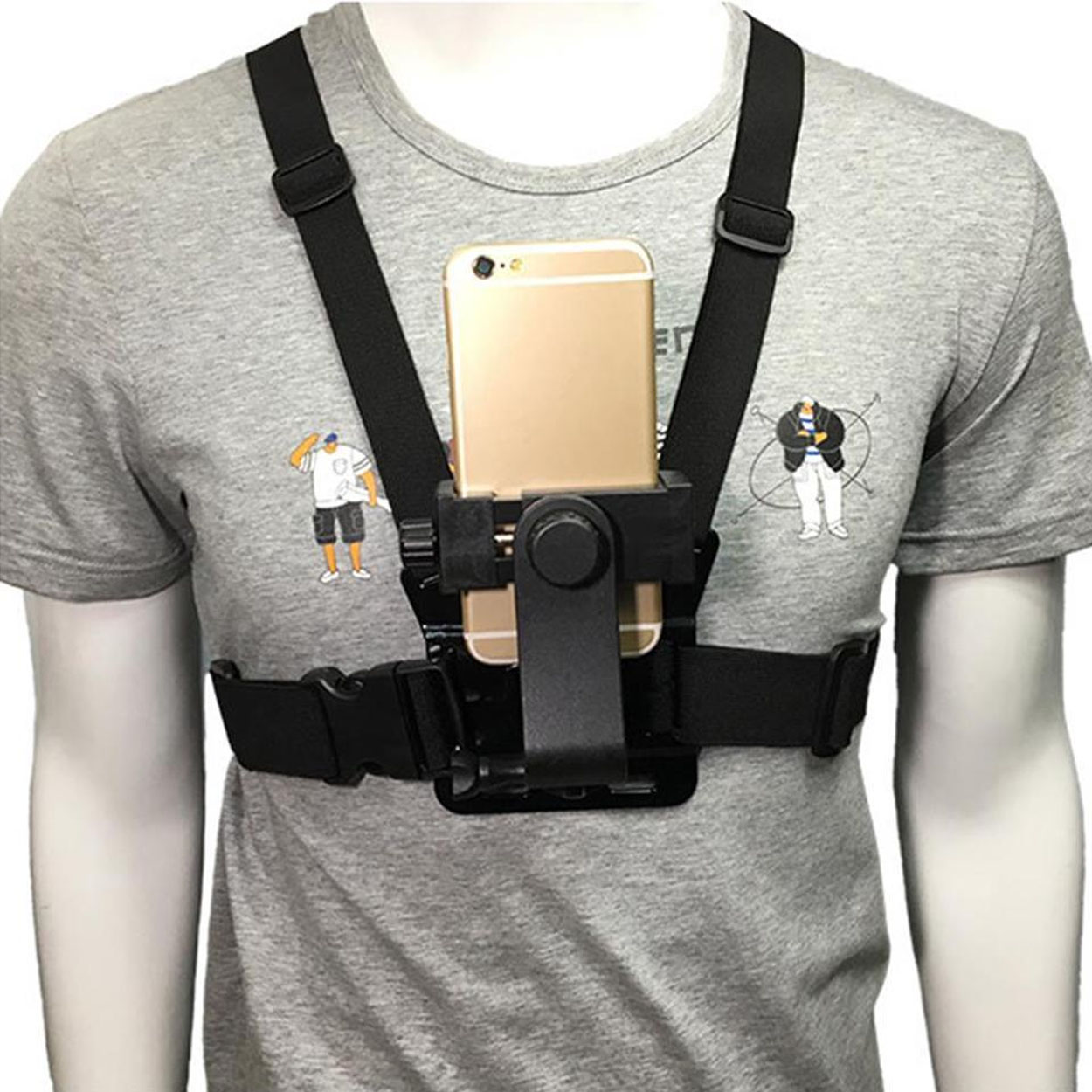 Chest Mount Harness Strap Phone Holder Action Camera POV For Mobile ...