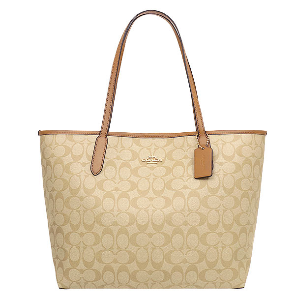 Coach 5696 City Tote in Signature Canvas กระเป๋าช้อปปิ้งสะพายไหล่ ...