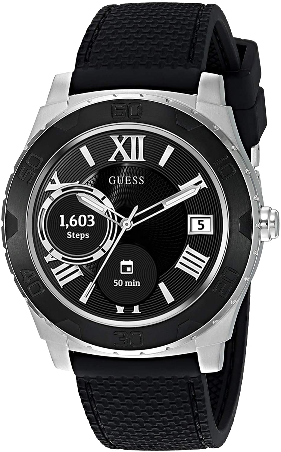 Fashion GUESS Men's Fashion Stainless Steel Android Wear Touch Screen ...