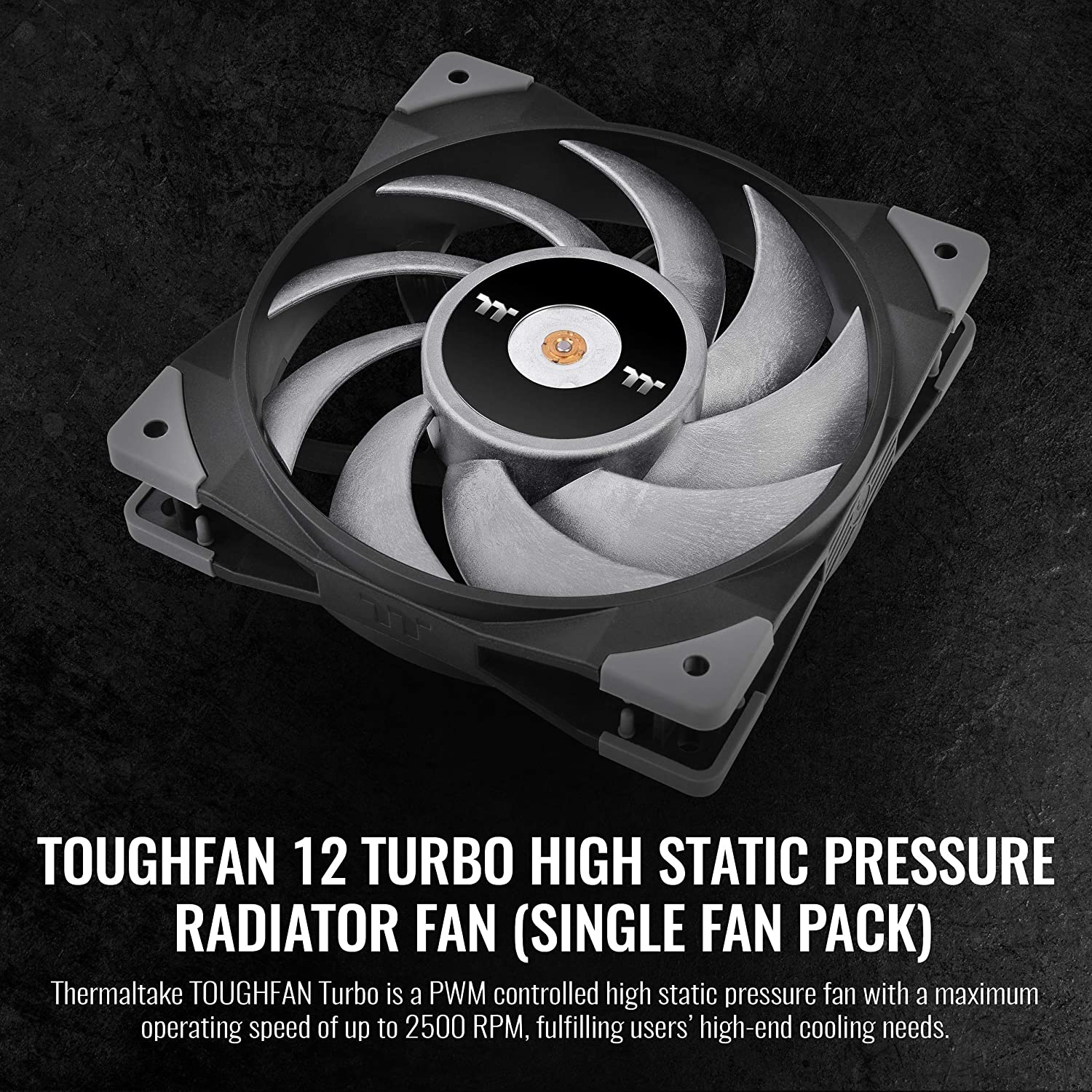 Thermaltake ToughFan 12 Turbo PWM Controlled PWM 5002500rpm 120mm Fan ...