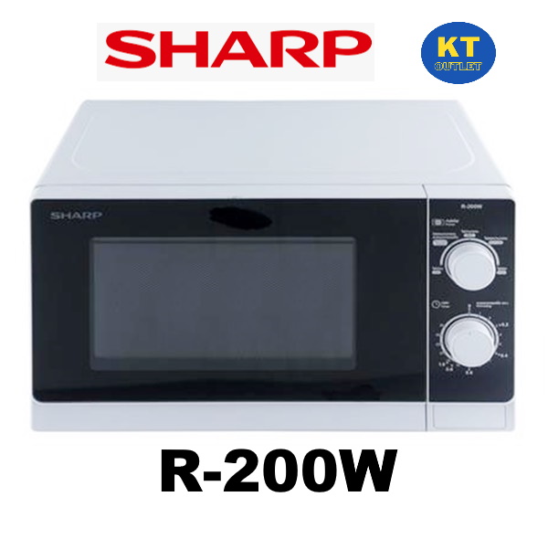 SHARP ไมโครเวฟ รุ่น R-200W ความจุ20 ลิตร800วัตต์ รับประกันศูนย์1ปี - MixASale