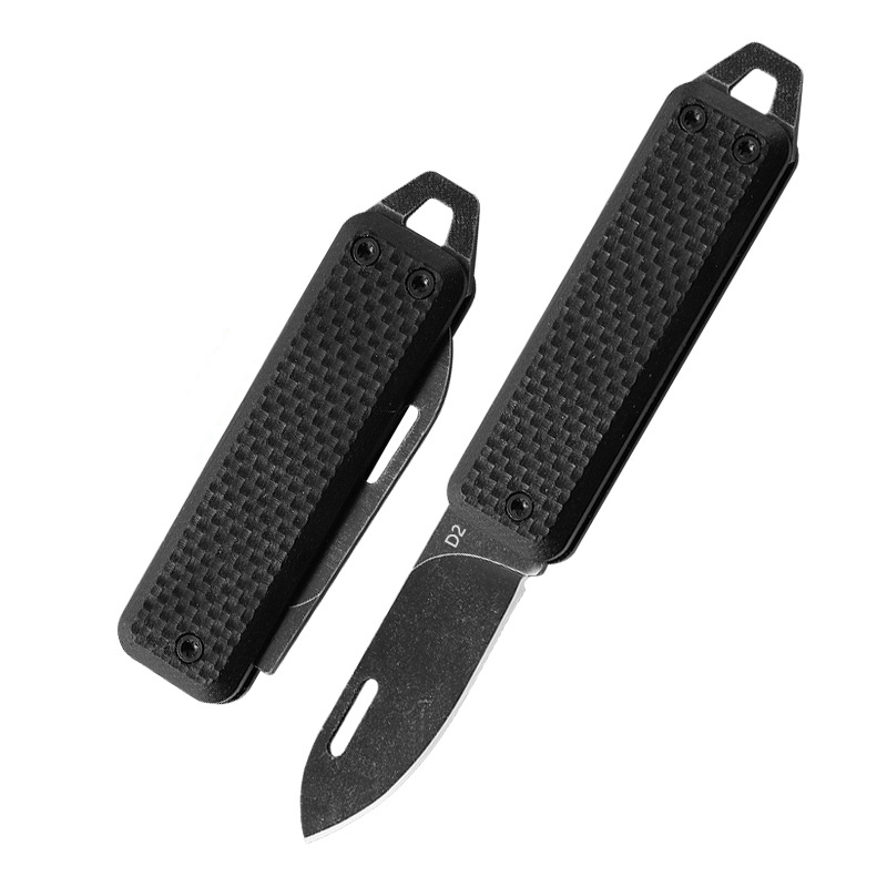 Mini stainless steel camping tool G10 handle portable small tool ...