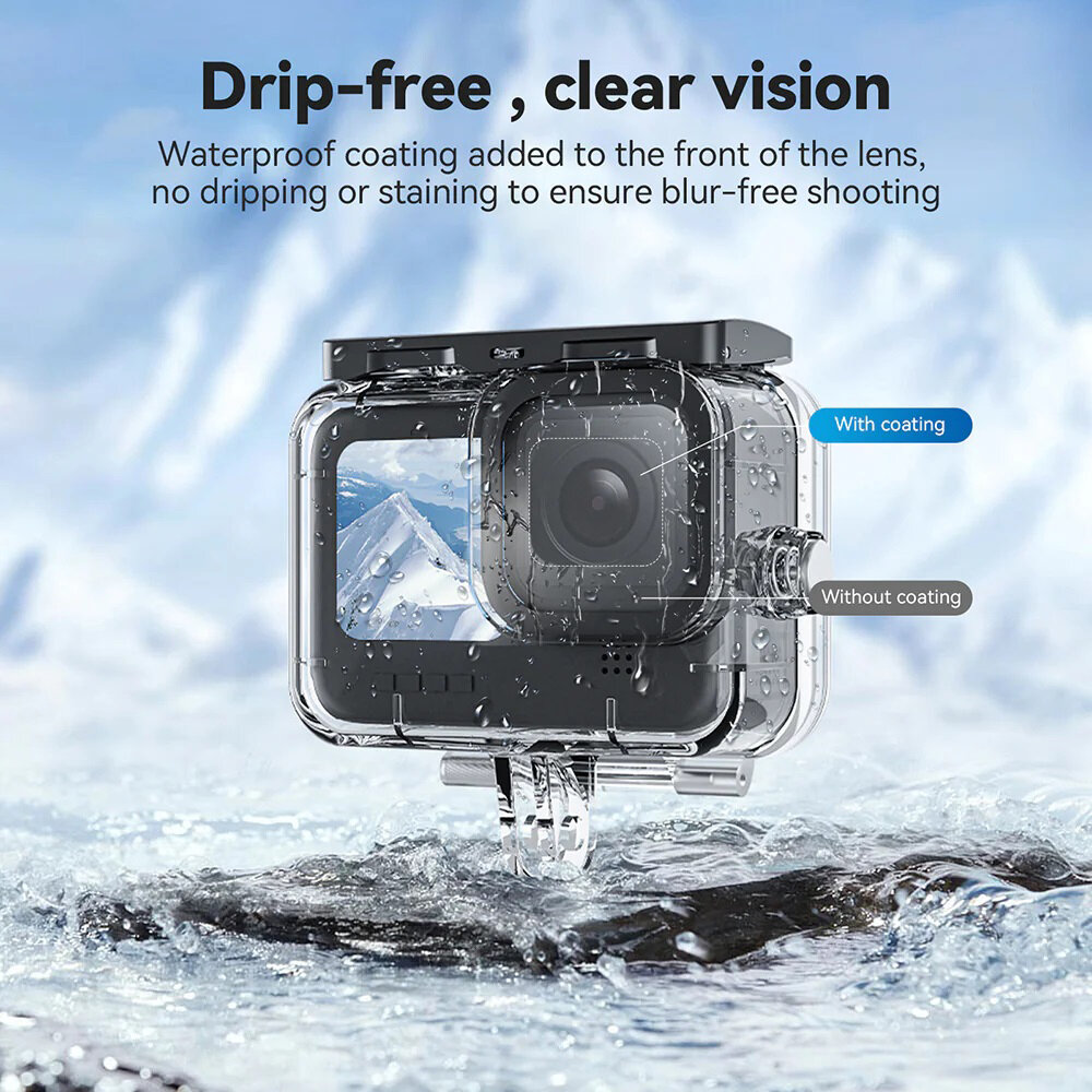 Telesin GoPro 11 10 9 Telesin Protective Waterproof Case Combo Skeleton ...