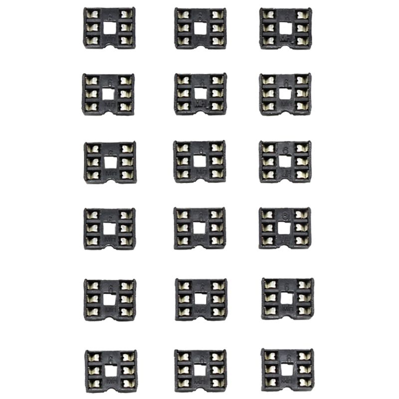 66Pcs/Lot DIP IC Sockets Adaptor Solder Type Socket Kit 6,8,14,16,18,20 ...