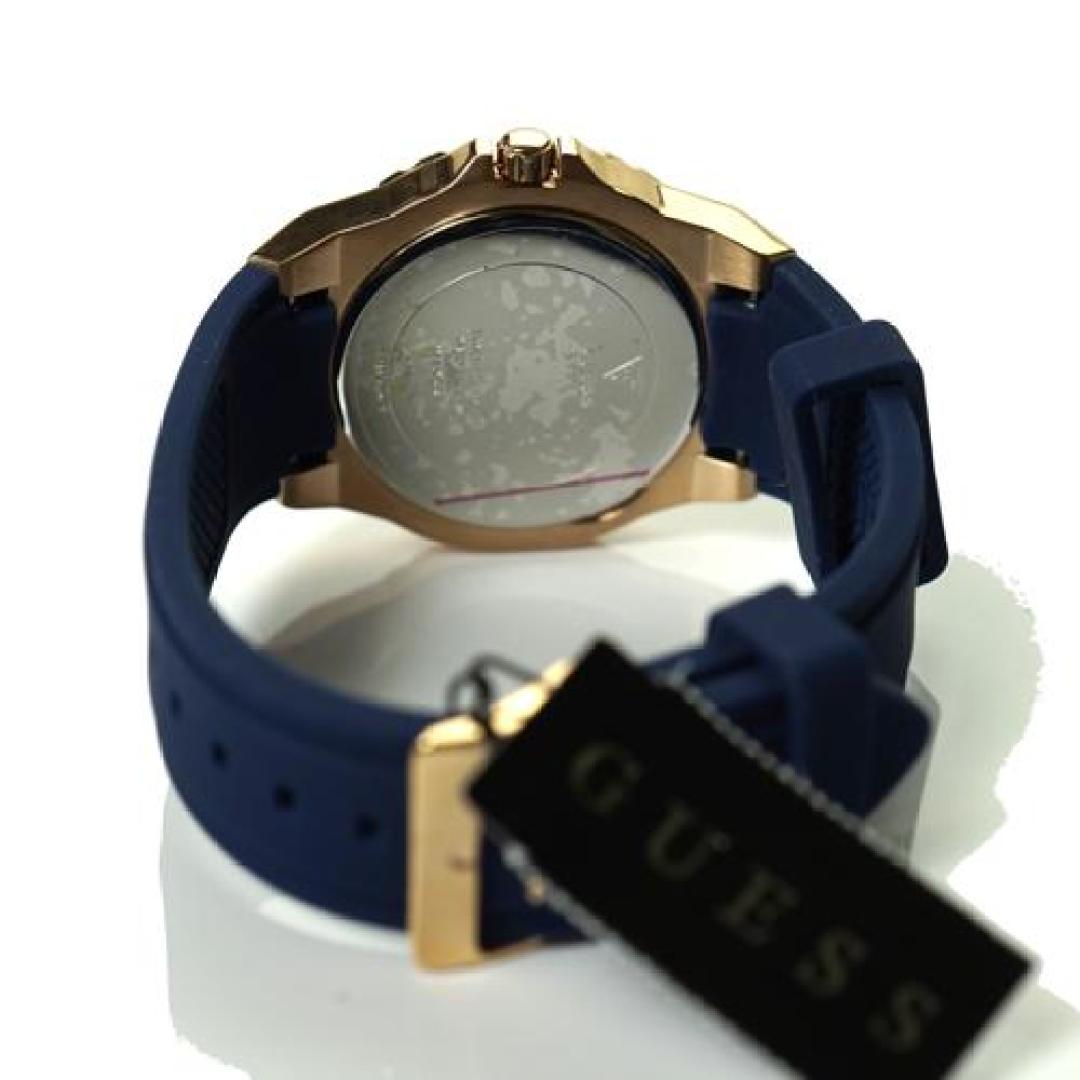 นาฬิกาข้อมือผู้หญิง Guess Limelight Blue Silicone Strap Ladies Watch ...