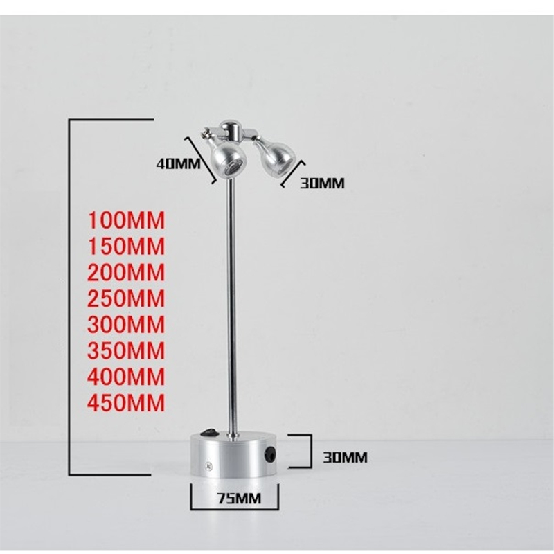 Wire free recharging led spot light ,2W 6W 2head rotatatble emergency ...