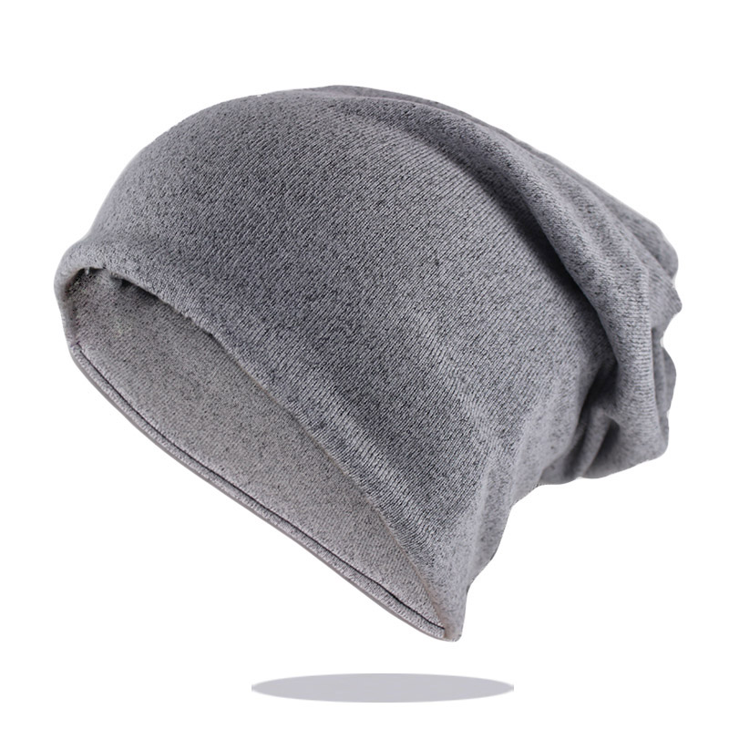 【CW】Men Women Beanie Knitted Spring Autumn Cap Solid Color Hip-hop ...