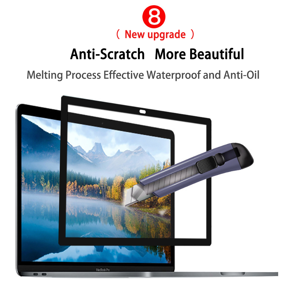 Black frame Screen sticker HD Anti Scratch Screen Protector for MacBook ...