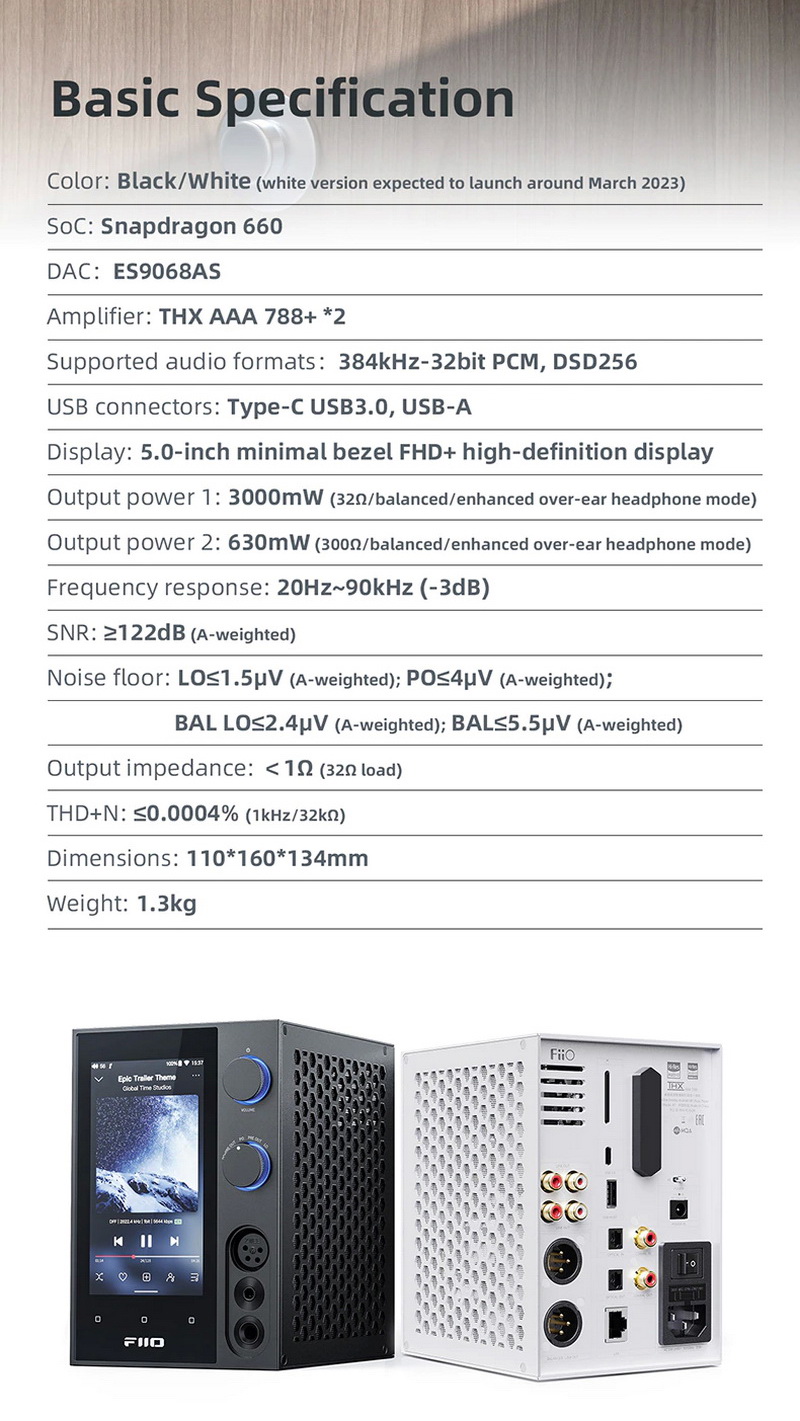 FiiO R7 เครื่องเล่นเพลงสตีมมิ่งตั้งโต๊ะ DAPDACAMP ครบจบในตัว รองรับ MQA ...