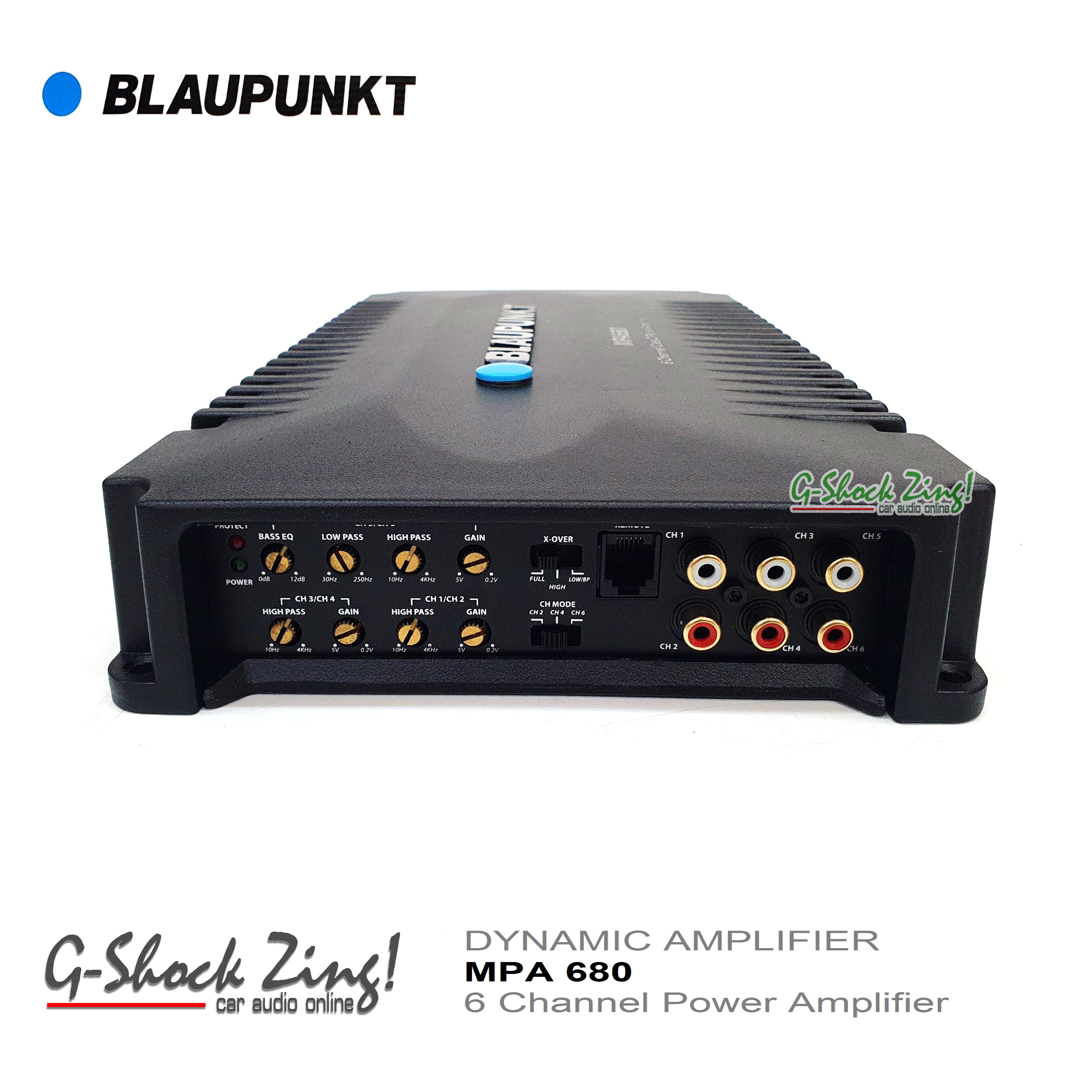 BLAUPUNKT Power Amplifier เพาเวอร์แอมป์ 6ch พาวเวอร์แอมป์ คลาสดี ...