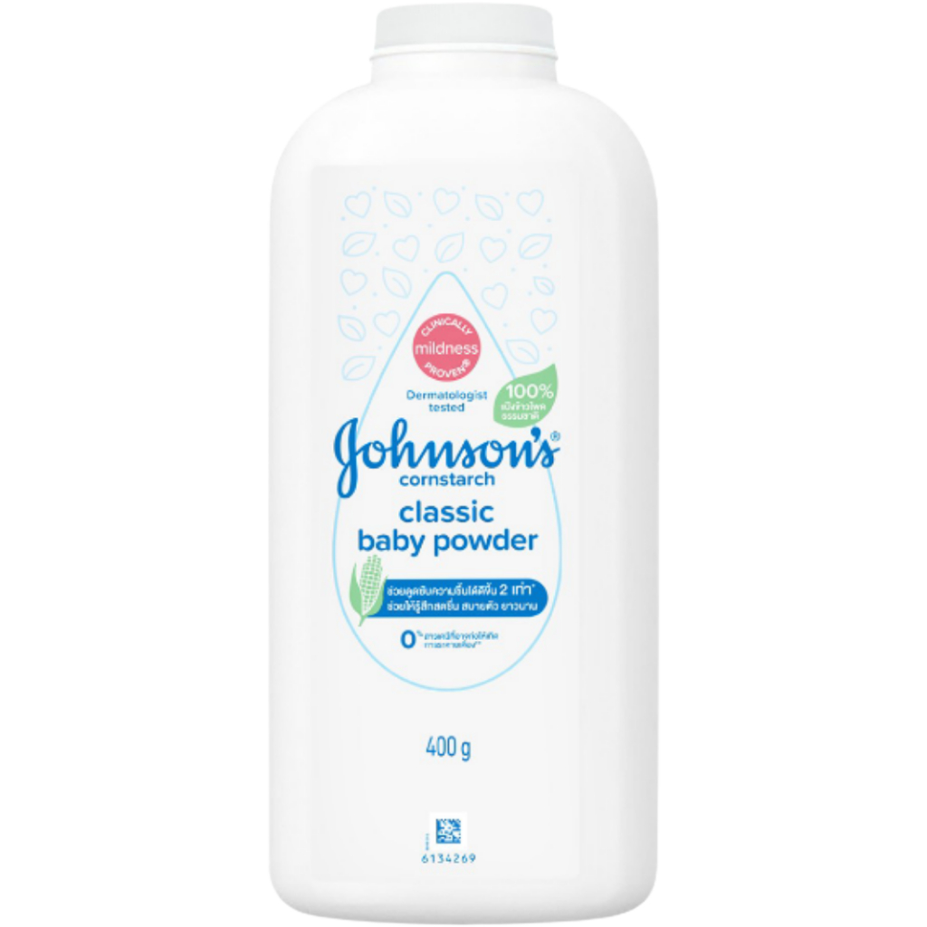 Johnson's Cornstarch Baby Powder 400g จอนห์นสัน คอร์นสตาร์ช เบบี้ พาว ...