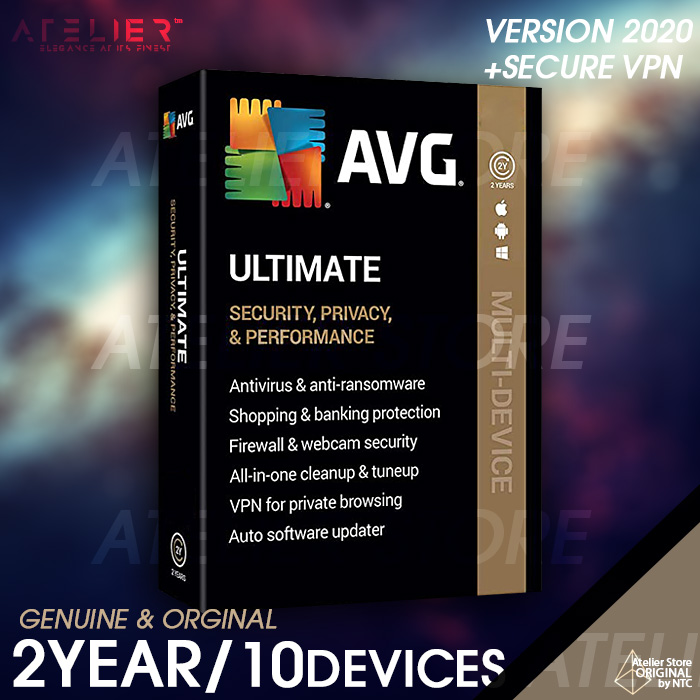 AVG Ultimate - 2 ปี/10 เครื่อง - พร้อม TuneUp และ VPN ในตัว ของแท้ ...
