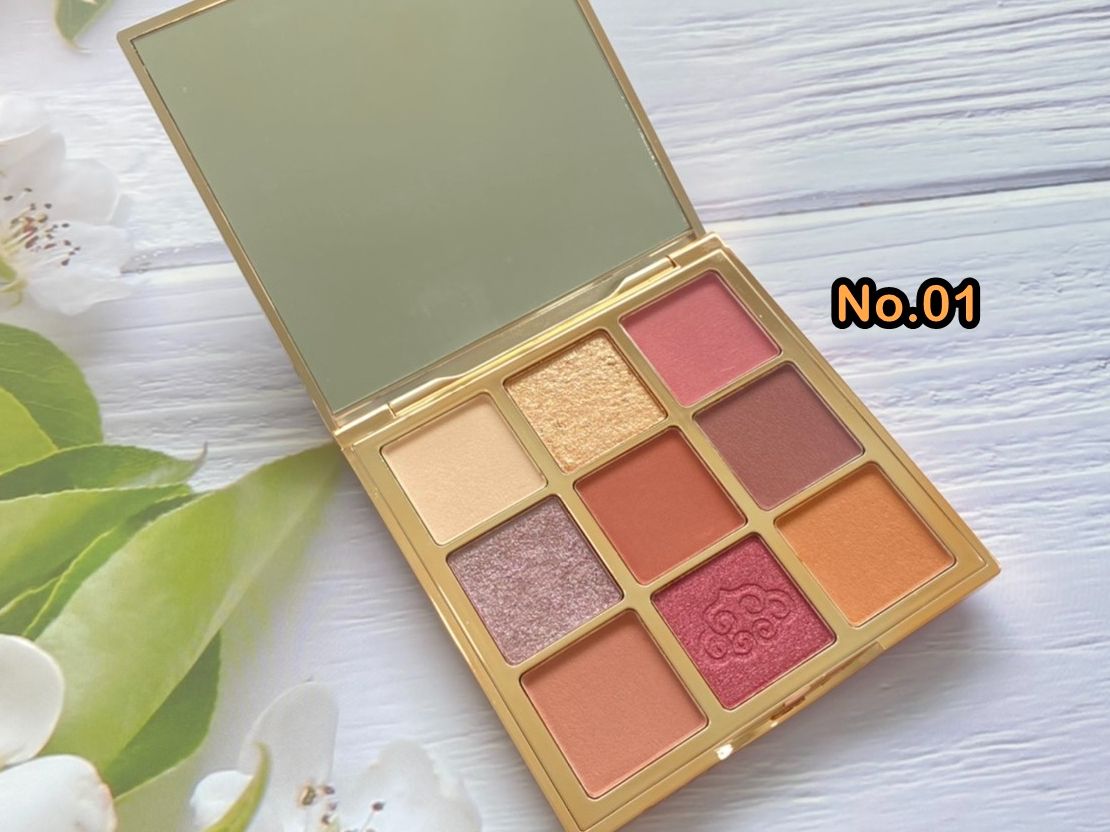 ทาตา Hojo 9Color Eye Shadow Box No.8043โฮโจ พาเลทอายแชโดว์ 9 เฉดสีใน ...