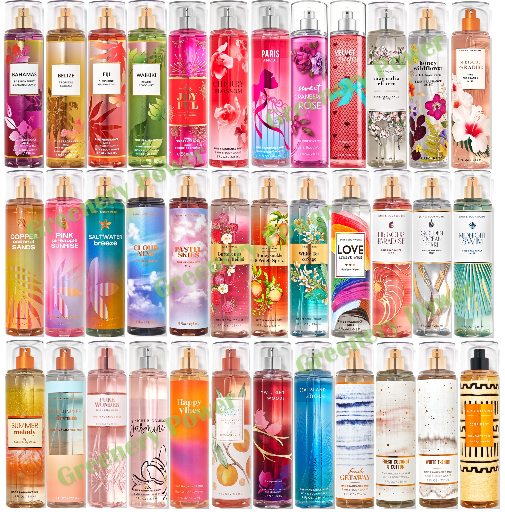 BBW2 MIST bath body works fragrance mist สเปรย์น้ำหอมฉีดตัว 236 ml ขนาด ...