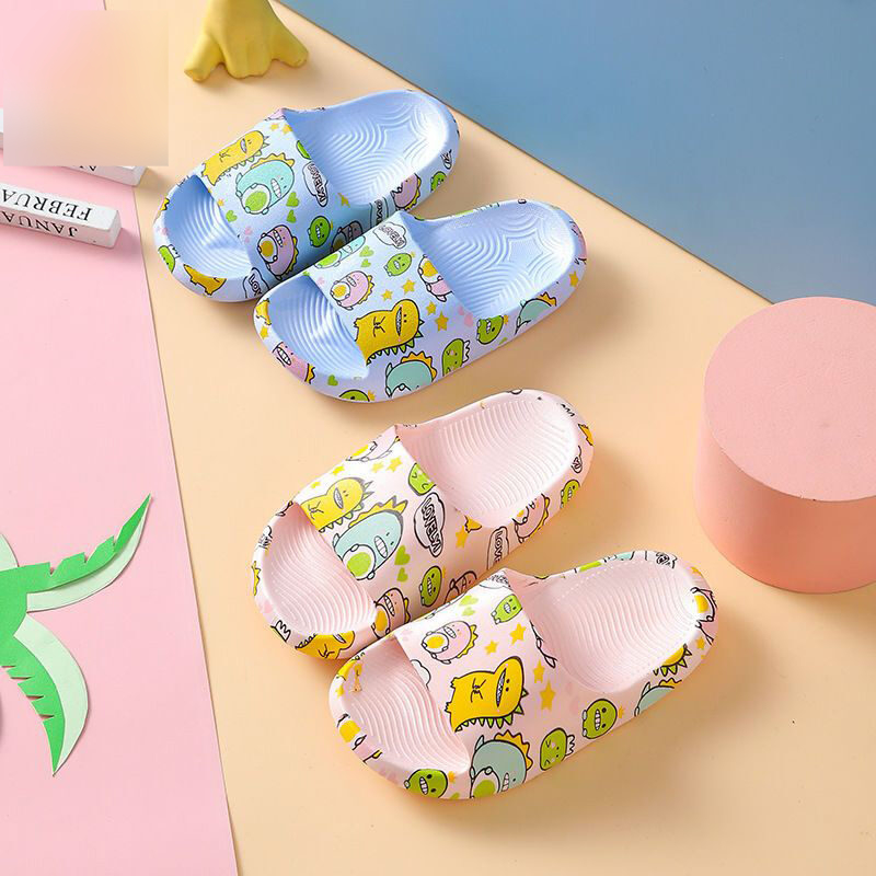 ⭐⭐Children cartoon slippers, soft bottom printed sandals and slippers ...