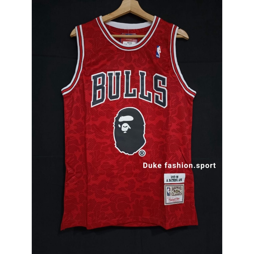NBA JERSEY NO.93 BAPE RED COLOUR BASKETBALL JERSEY | Lazada.co.th