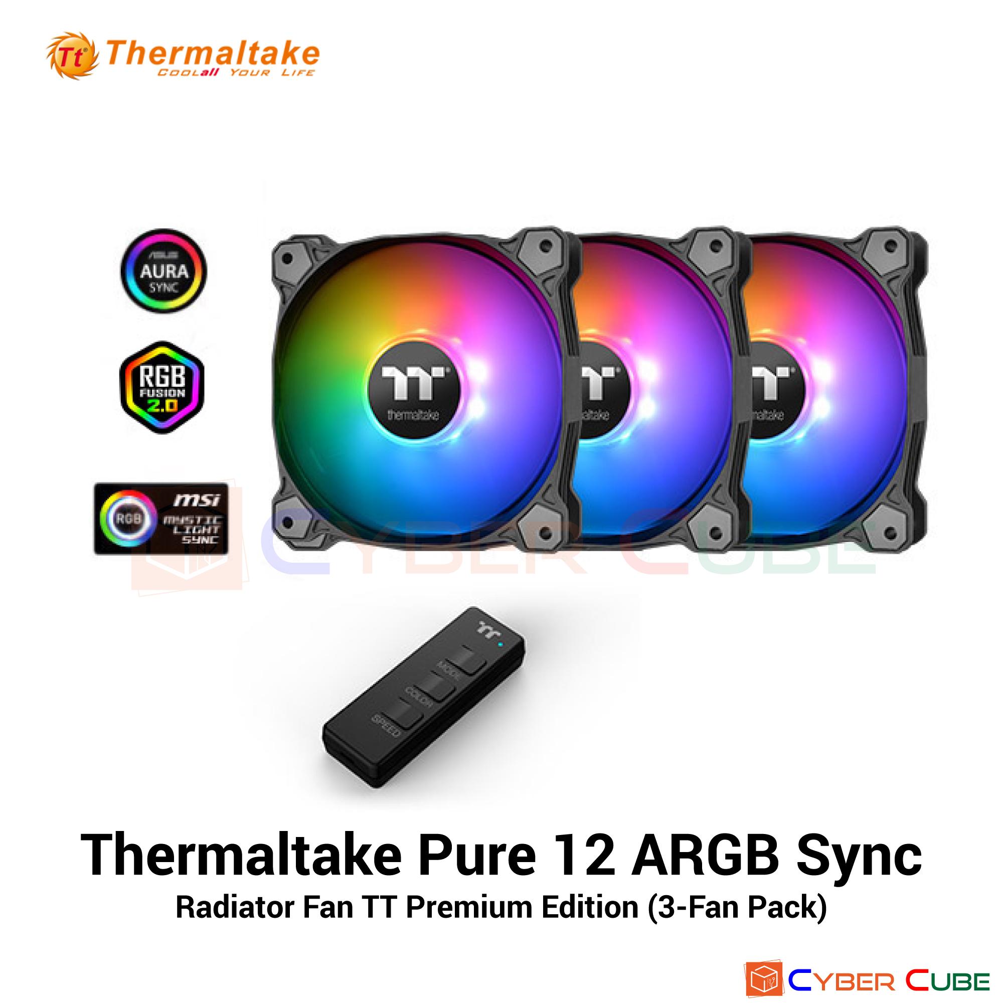 CASE FAN (พัดลมเคส) THERMALTAKE TOUGHFAN 12 TURBO HIGH STATIC PRESSURE ...