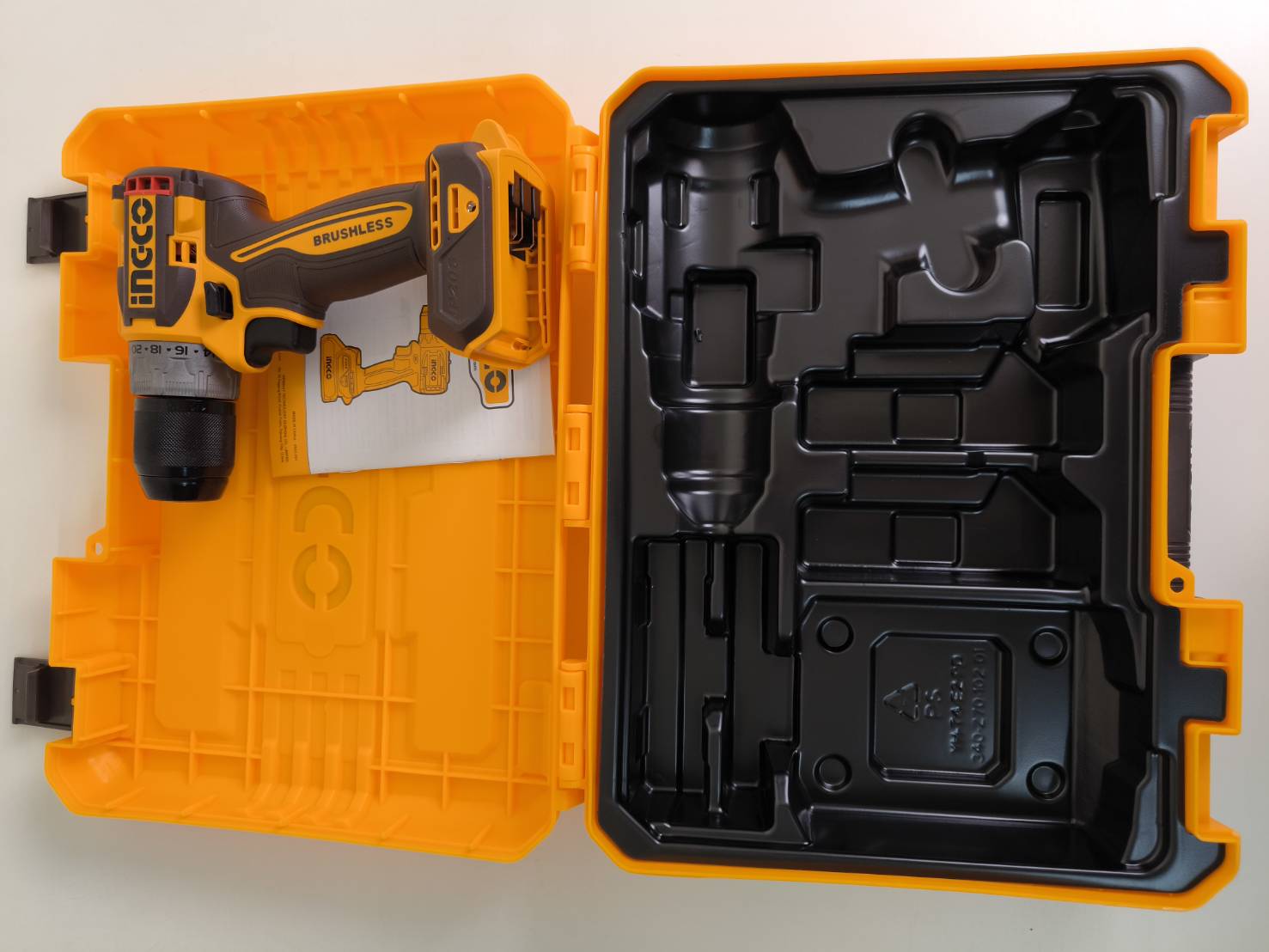 INGCO สว่านไร้สาย 20V รุ่นงานหนัก COMPACT BRUSHLESS แรงบิด60นิวตัน รุ่น ...