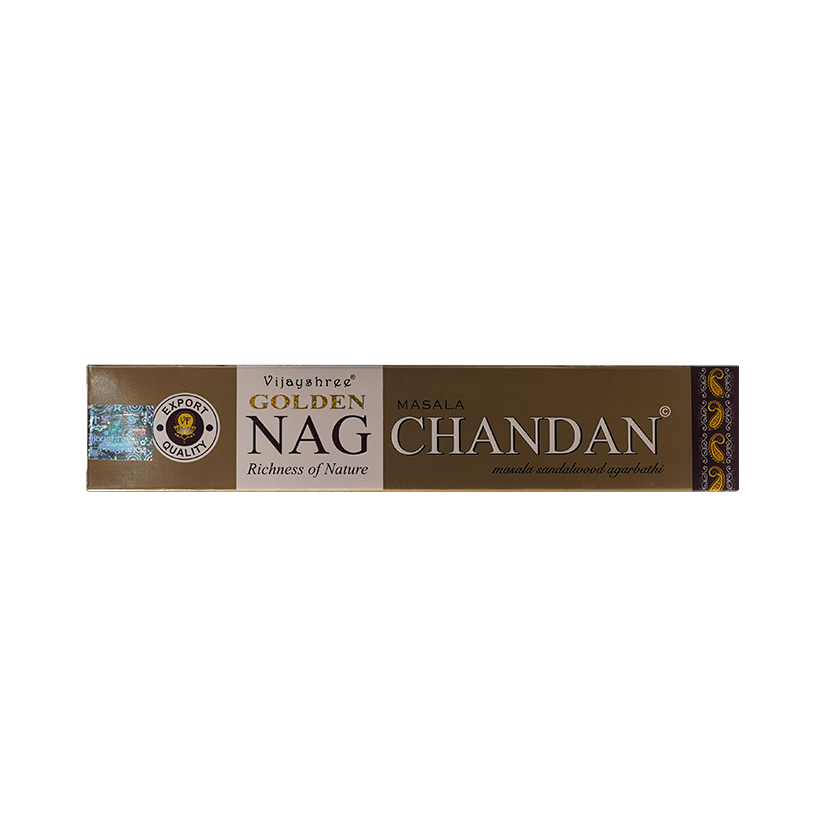 Natural Efe | Indian incense sticks - GOLDEN NAG CHANDAN | ธูปหอม จันทน์ 15g - Natural Efe ...