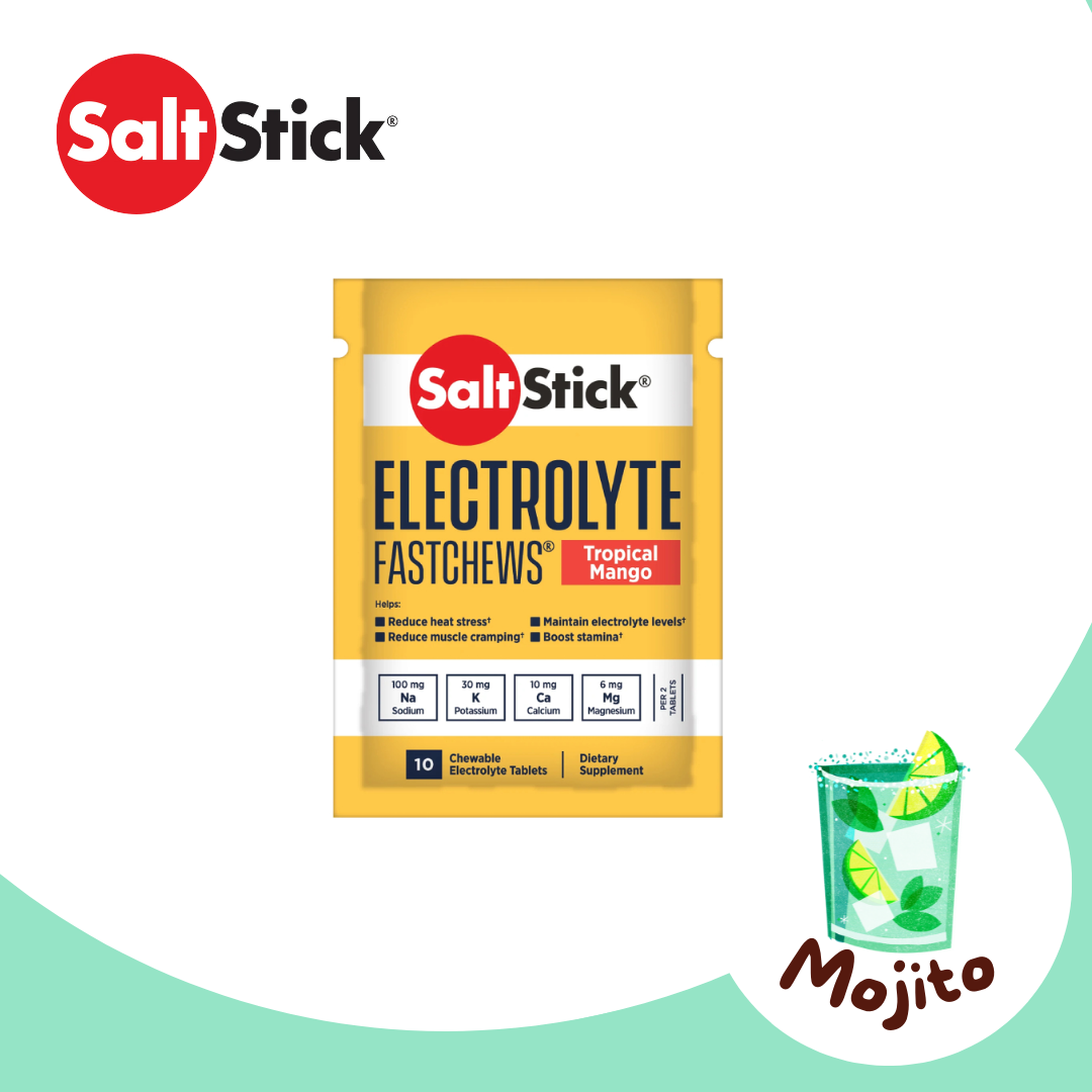 SaltStick Fastchews 10 ct อิเล็กโทรไลต์ชนิดเม็ดแบบเคี้ยว ขนาด 10 เม็ด ...