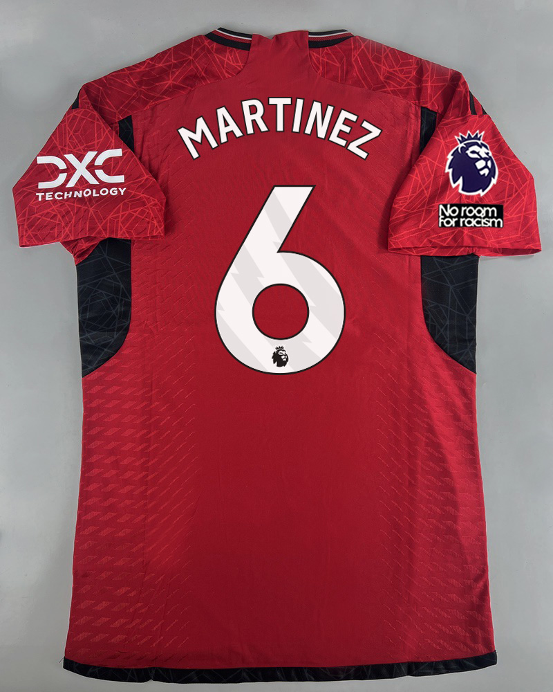 2023-24 Player Manchester United Home 6 MATINEZ English Premier League ...