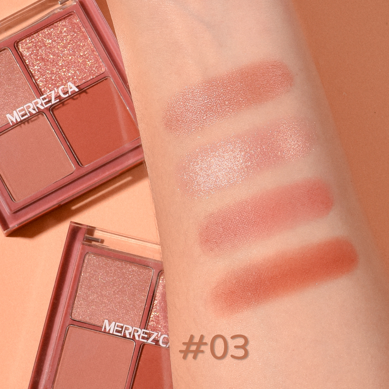 Merrezca Eye Color Palette 4x1.8g. เบอร์ #03 อายแชโดว์พาเลท พิกเมนต์ ...