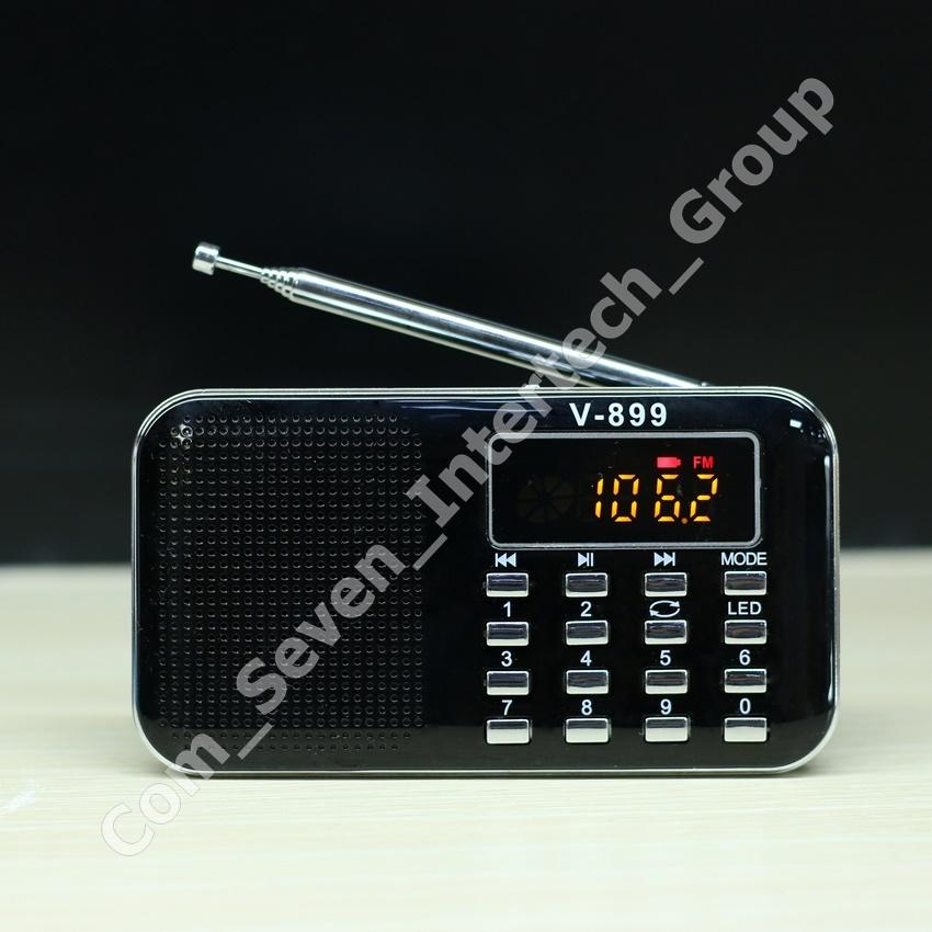 ลำโพงวิทยุพกพา ลำโพง Mp3 อ่านUSBได้/อ่านMicro SD Cardได้ รุ่น V-899 - Com_Seven_Intertech_Group ...