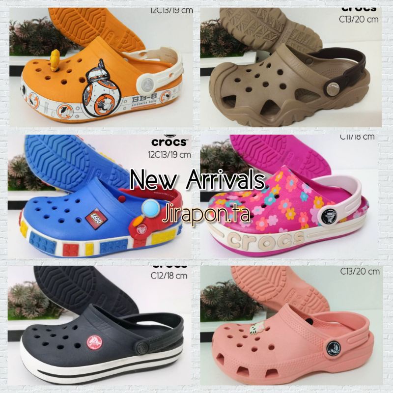 รองเท้าเด็ก ร้องเท้าแตะ Crocs (มือสอง) set 2 Size 17 - 22 cm♢ - PWP0ZGtK - ThaiPick