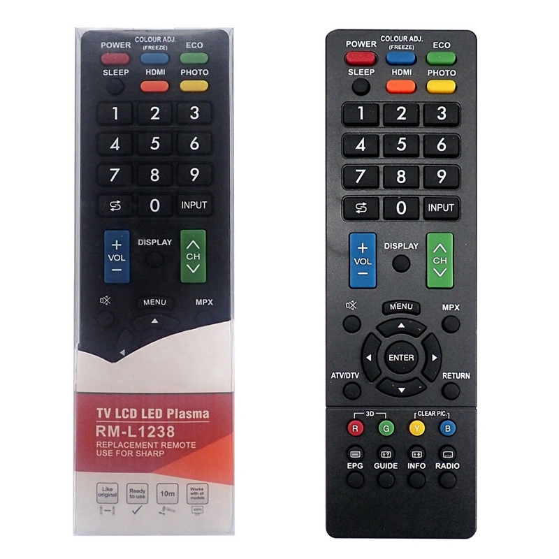 Universal Remote Control for LCD LED TV HD Plasma RM-L1238 Replacement ...