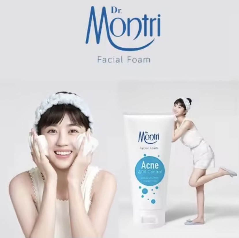 โฟมล้างหน้า Dr Montri Acne ดร.มนตรี 125g น้าดร โฟมล้างหน้าสิว ดร มนตรี ...